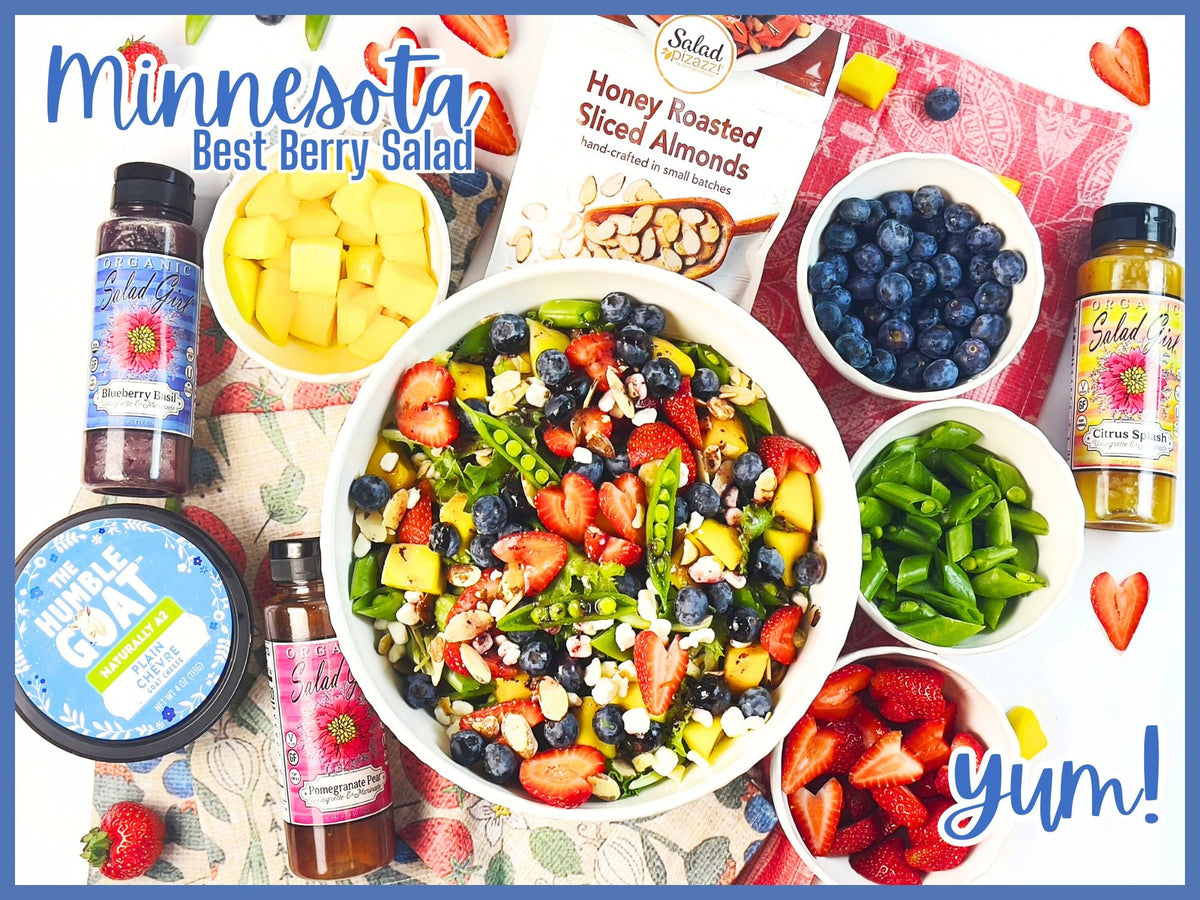 Local Berry & Honey Mango Salad – Salad Girl Organics