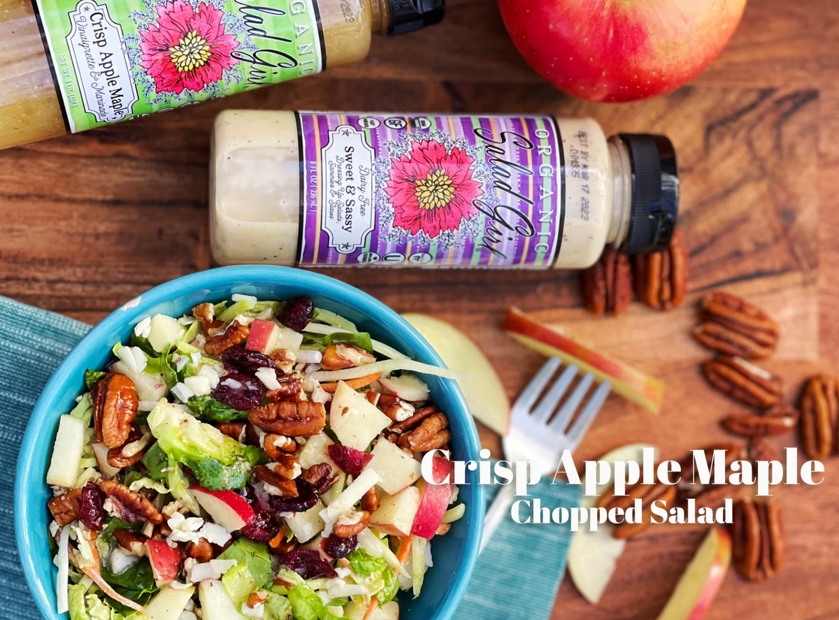 Crisp Apple Maple Chopped Salad – Salad Girl Organics