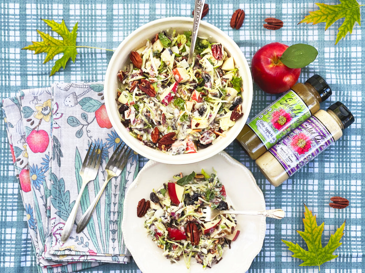 Minnesota Creamy Apple & Wild Rice Salad – Salad Girl Organics