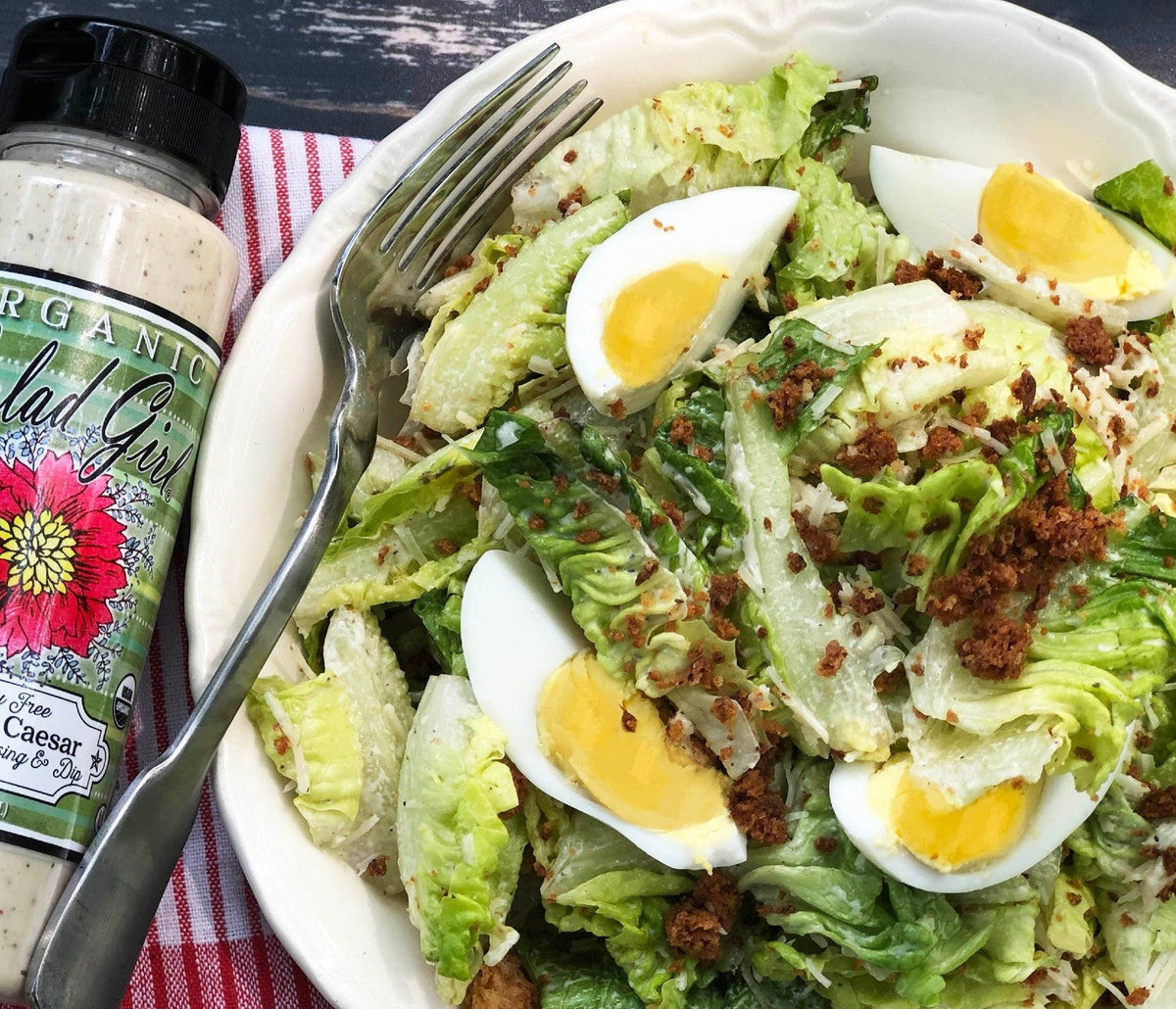 Lemony Caesar Salad – Salad Girl Organics